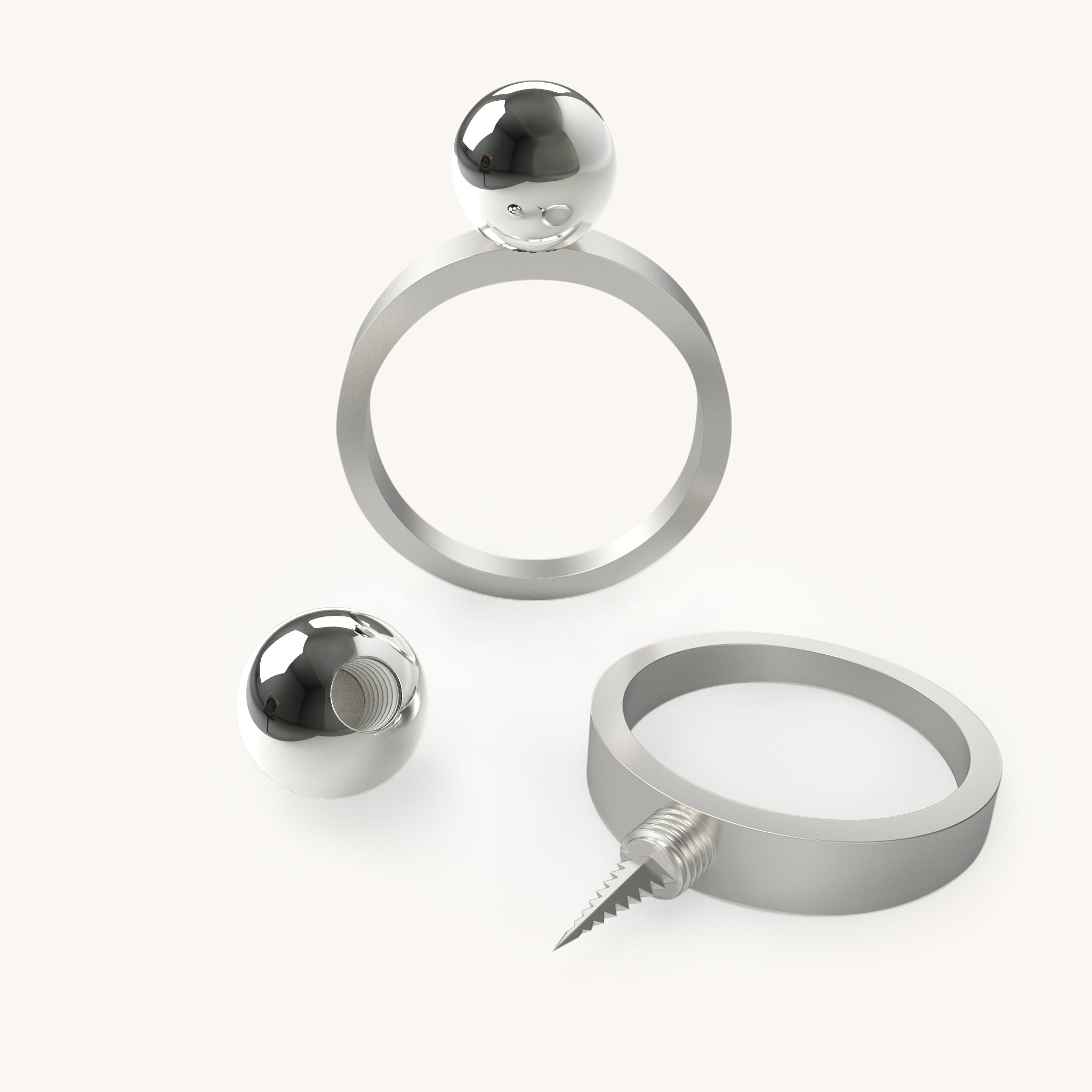 Sphere X/Z Defender Ring | Self Defense Ring Jewelry